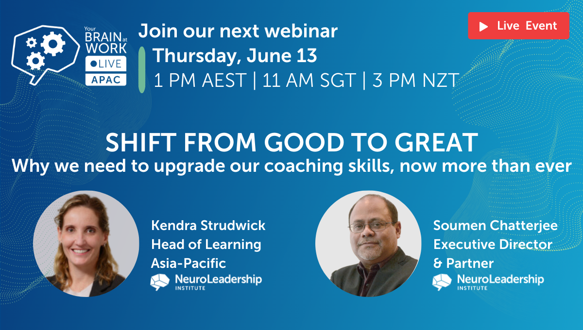 Webinar | Shift From Good To Great